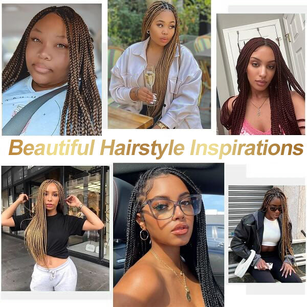 50 Chic Box Braids Hairstyles For Black Women To Try In 2024 | Mybraidedwig